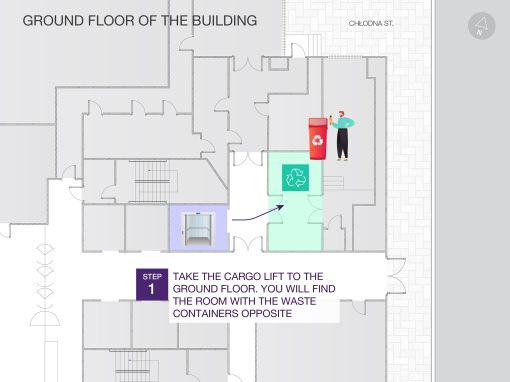 Waste sorting – WARSAW TRADE TOWER